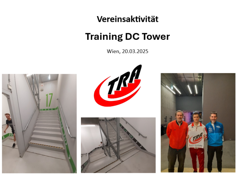 Training im DC Tower - Towerrunning Austria